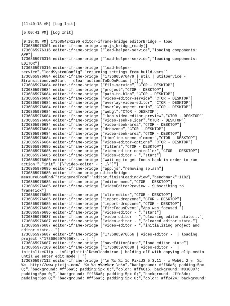 Medal Editor Log 20250114 | PDF | Computing | Software