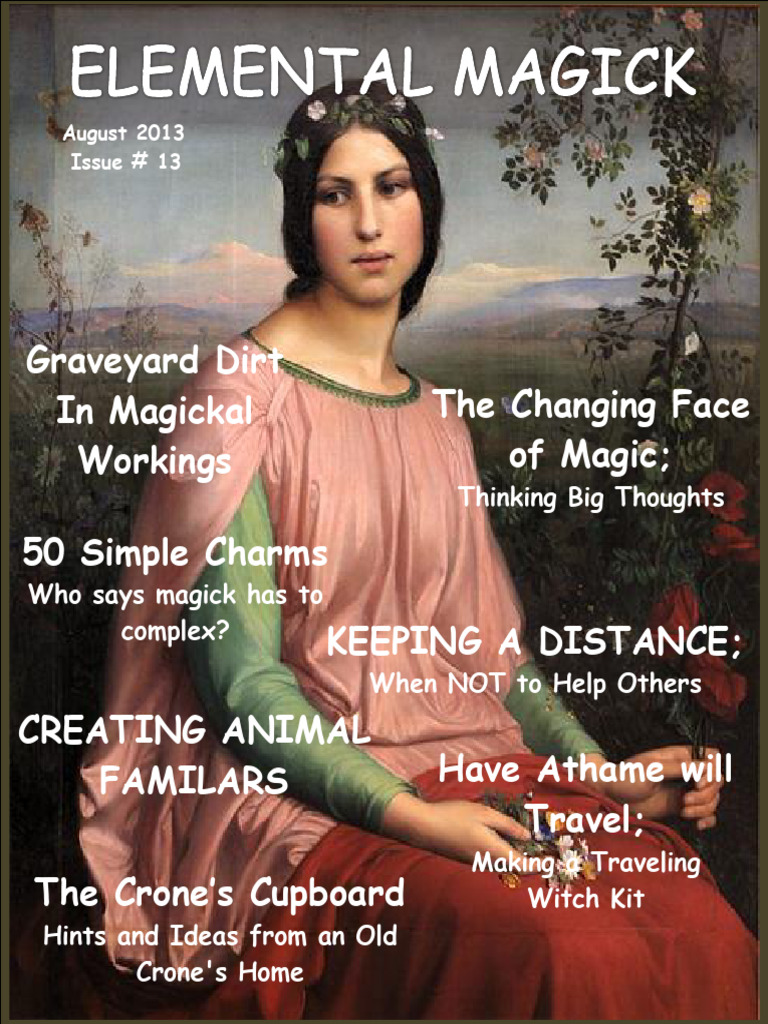 August 2013 Isssue 13 | PDF | Ceremonial Magic | Western Esotericism