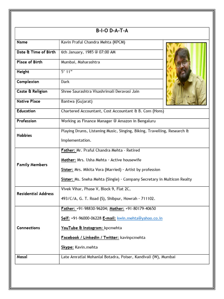 Kavin Praful Chandra Mehta | PDF