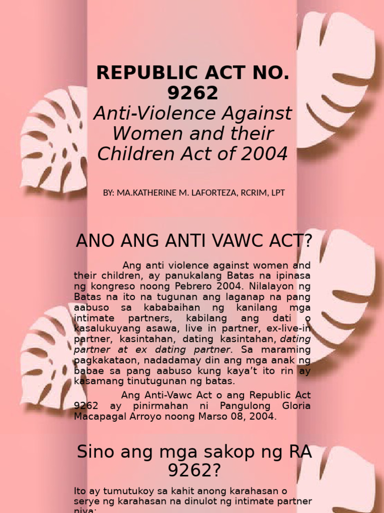 Vawc 1 | PDF