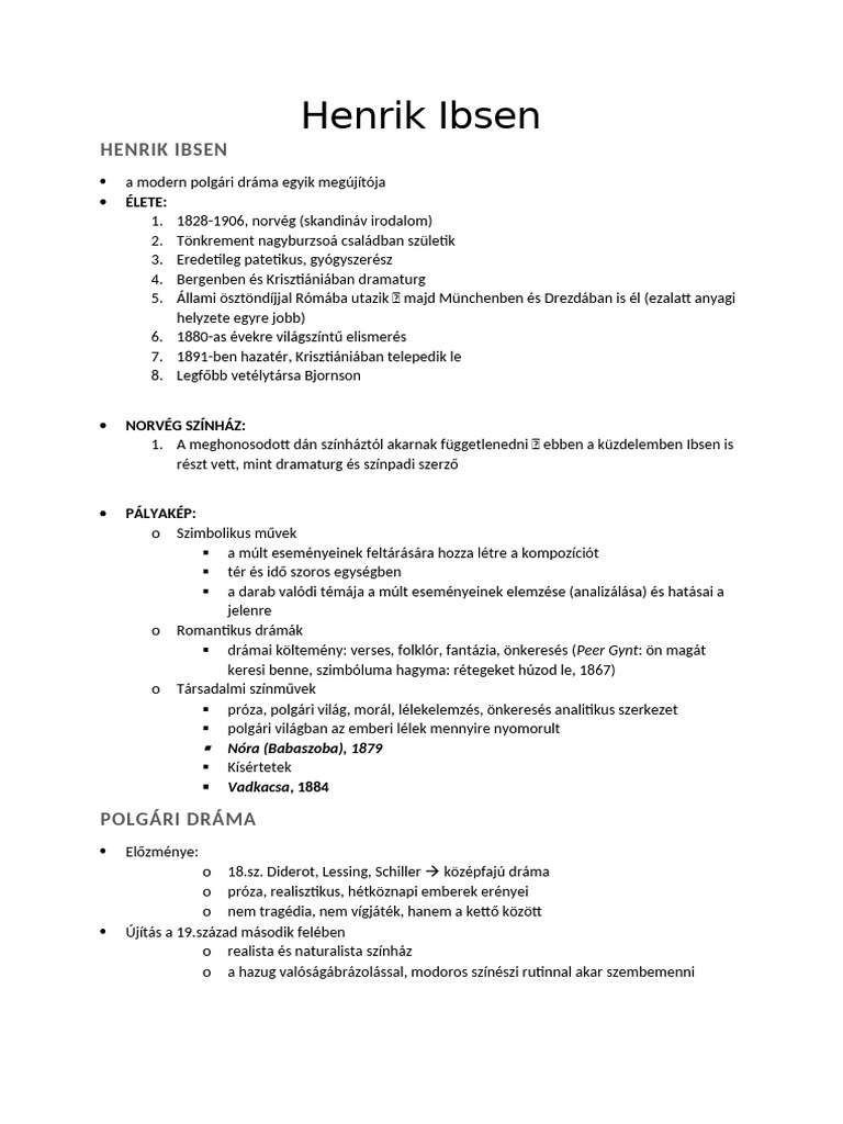 Ibsen | PDF