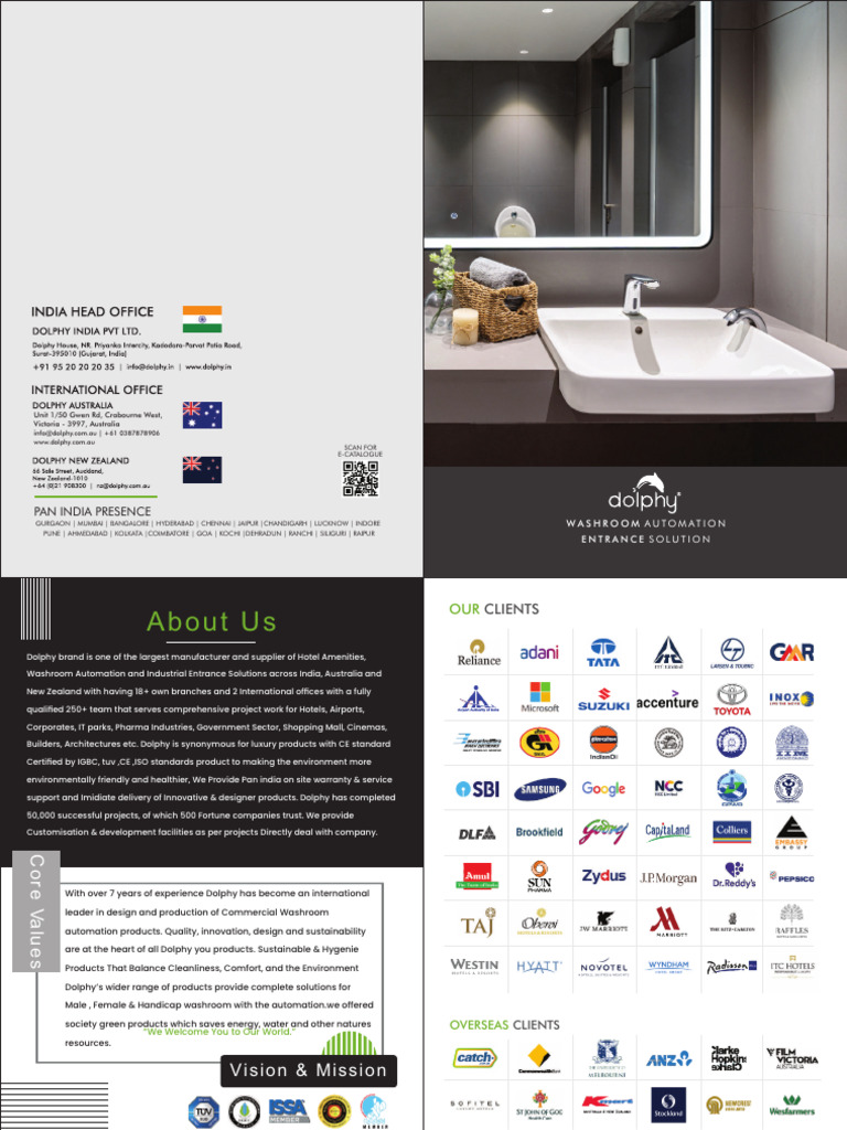 Dolphy Washroom Final Catalogue - 2024-1 | PDF | Tap (Valve)