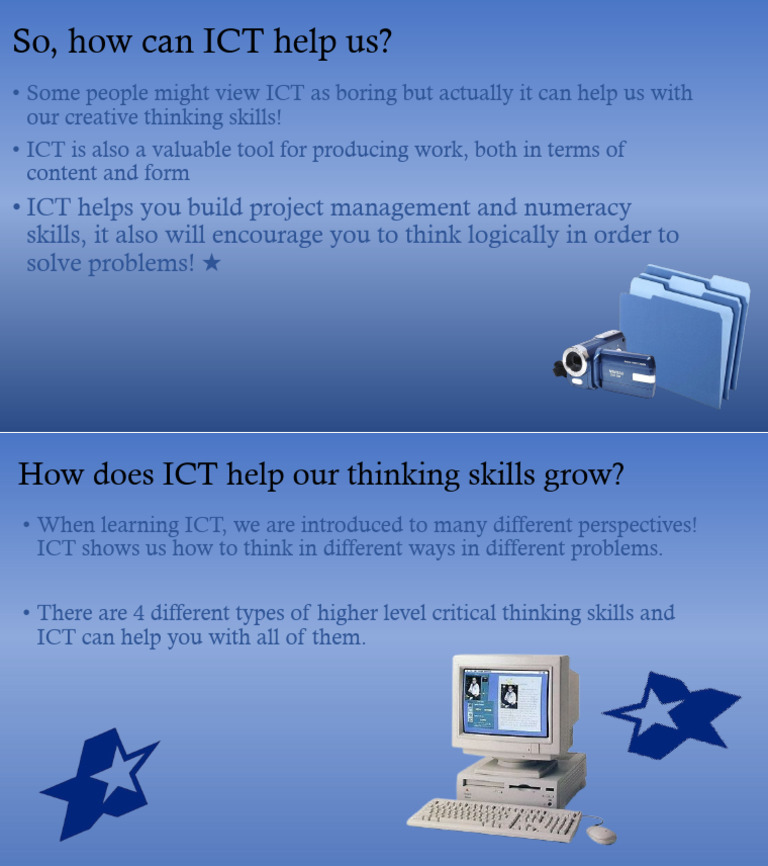 Enhance Thinking Skills with ICT | PDF