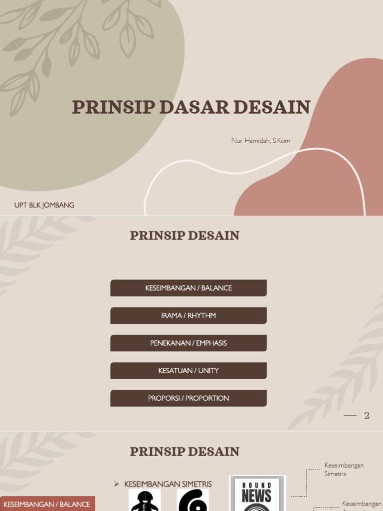 Prinsip Dasar Desain | PDF