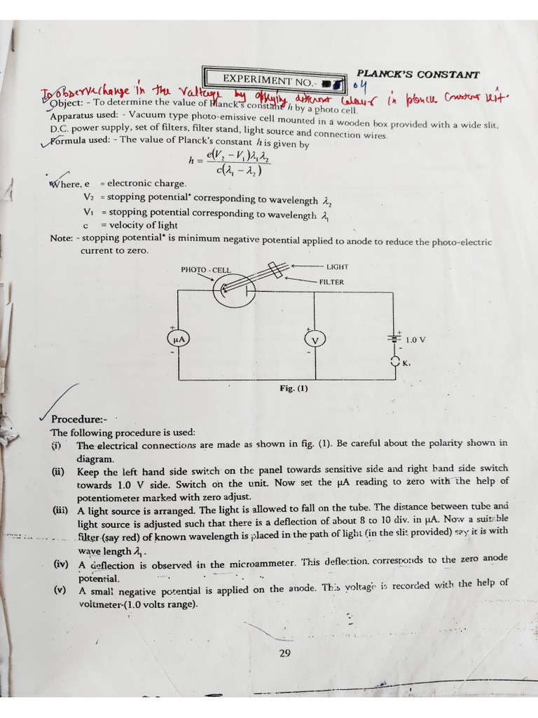 Physics Exp 1 | PDF