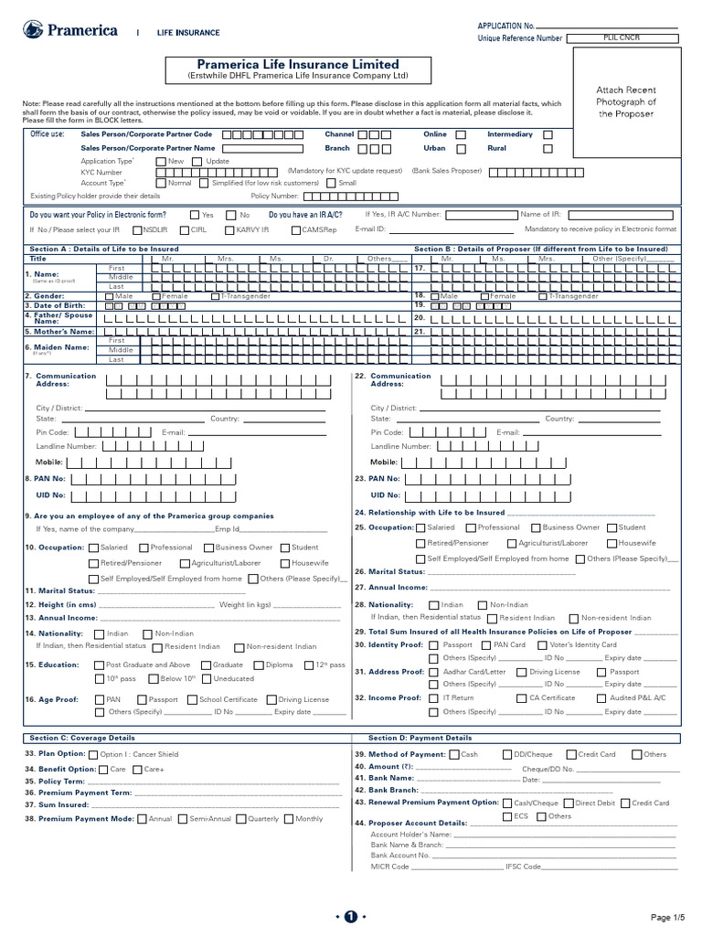 Cancer+Heart Shield - PF Cancer | PDF | Insurance | Identity Document