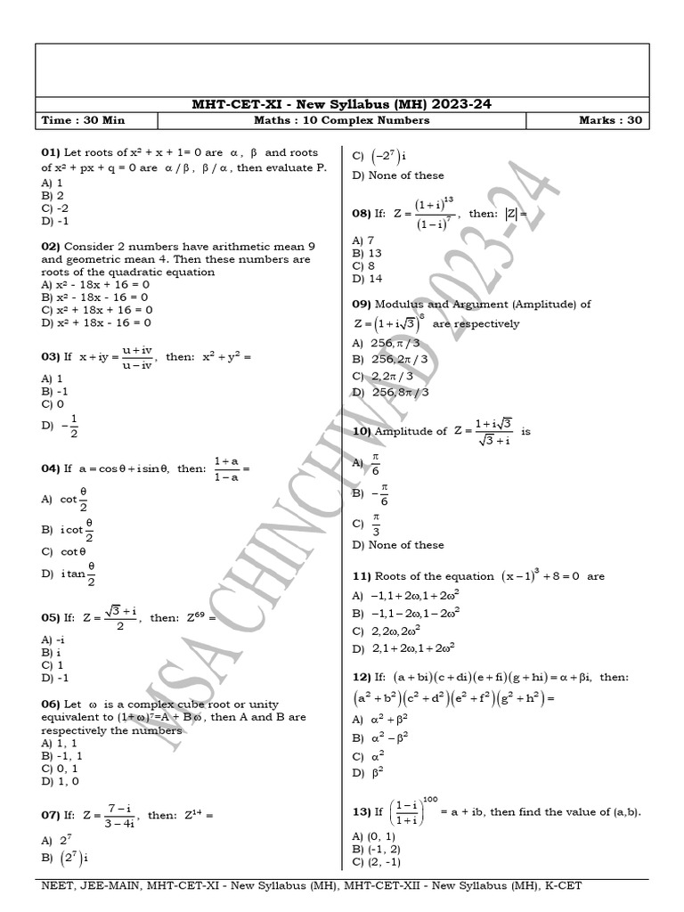 COMPLEX NO P3 Paper | PDF | Mathematical Concepts | Arithmetic