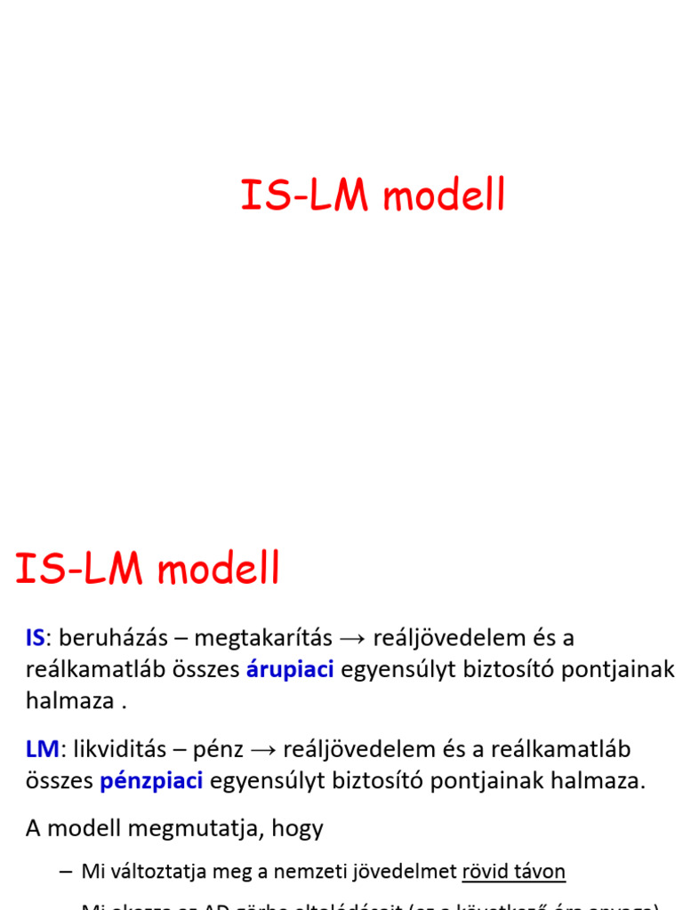 08__IS_LM modell | PDF