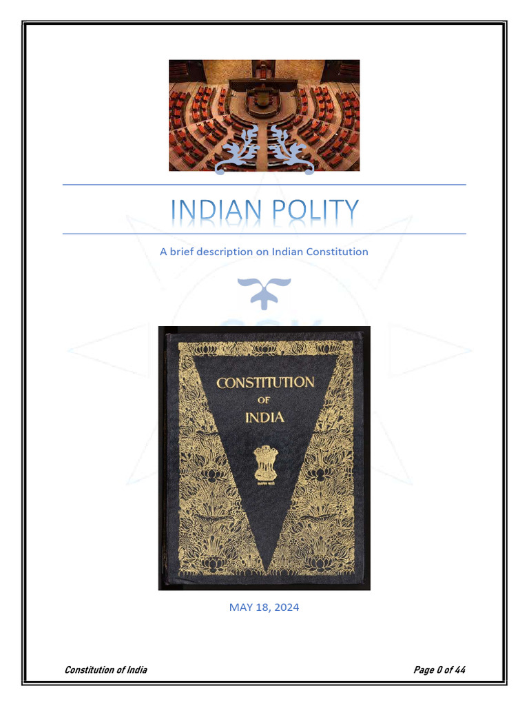 Constitution of India Full | PDF | Government | Government Of India