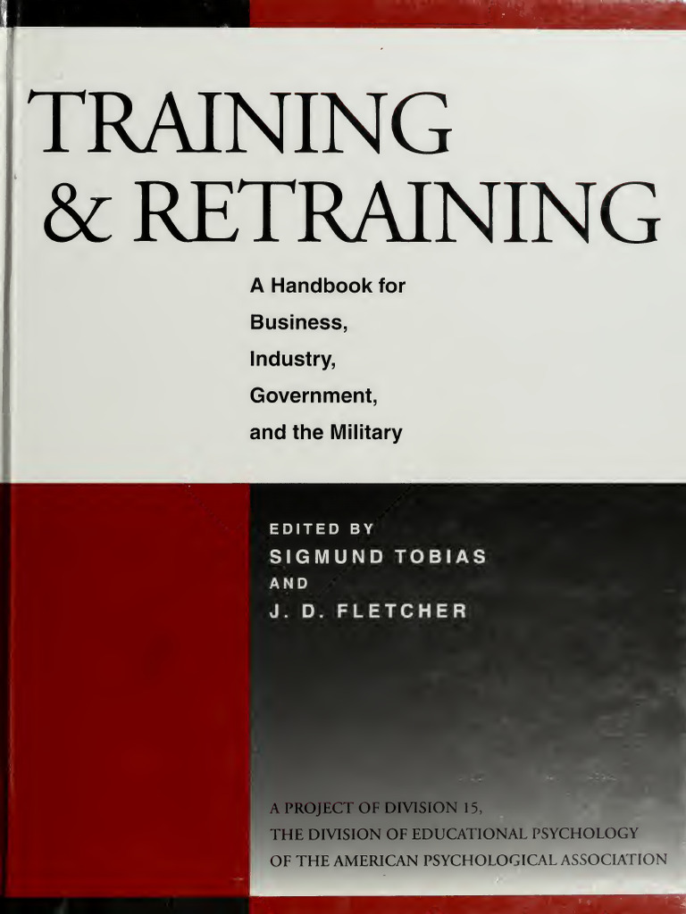 Training Retraining A Handbook For Business, Industry, Government, and ...