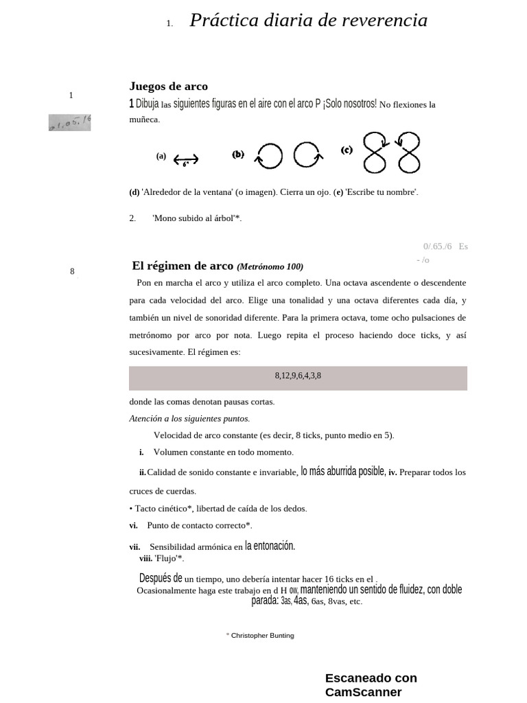 Ejercicios de Violonchelo, Christopher Bunting - 20191112151255 | PDF ...