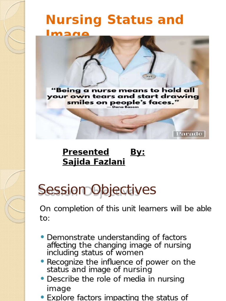 Unit 2 Nursing Status and Image | PDF | Nursing | Profession