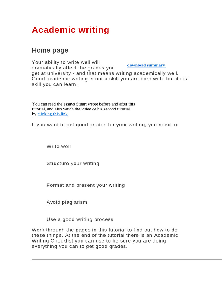 Academic_writing[1] | PDF | Paragraph | Essays