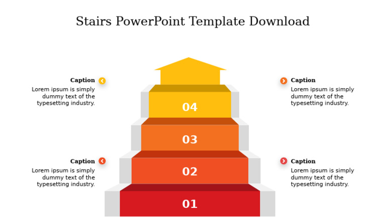 Stairs PowerPoint Template Download | PDF