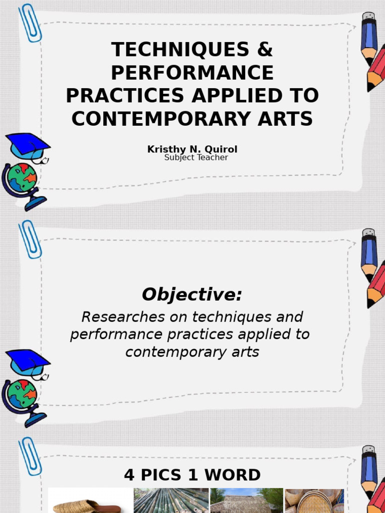 First Lesson 2nd Quarter 2nd Sem (1) | PDF | Basket Weaving