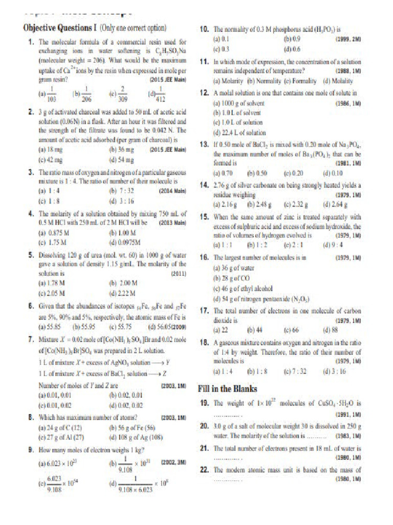 Chemistry Reviewer Topic 1 | PDF