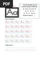 Letter Tracing Worksheets in Black and White | PDF