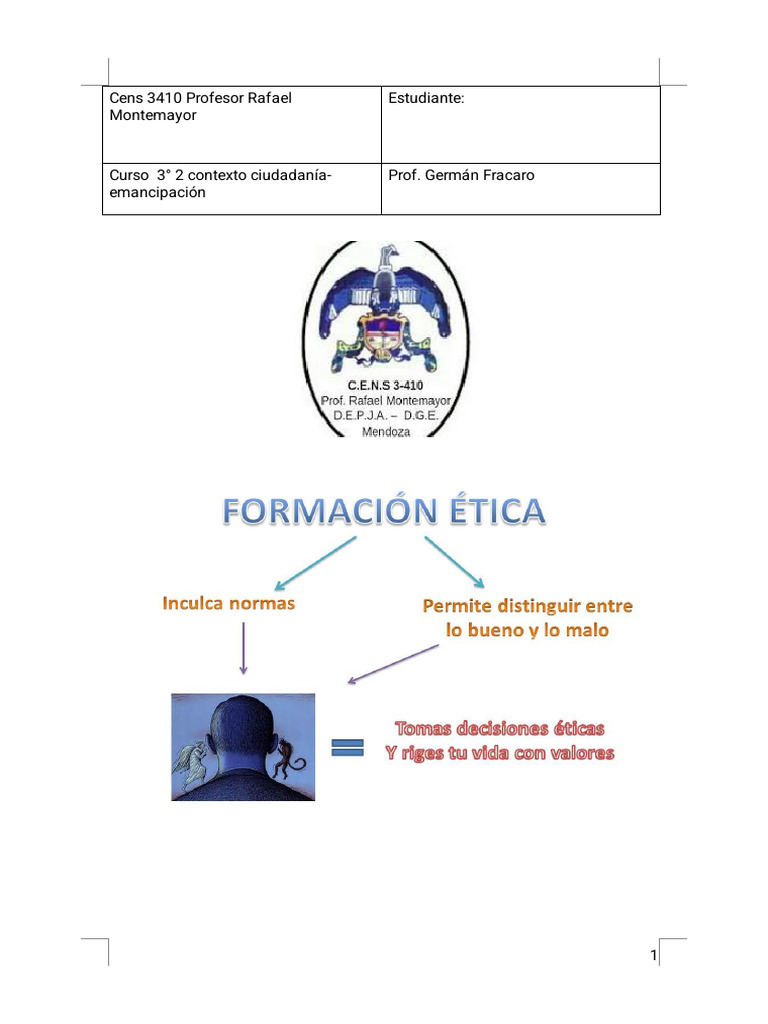 Material 1 de Autoaprendizaje Cens 3410 Fec | PDF | Moralidad | Mentira