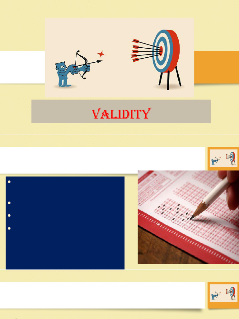 Validity 1 | PDF | Validity (Statistics) | Behavioural Sciences