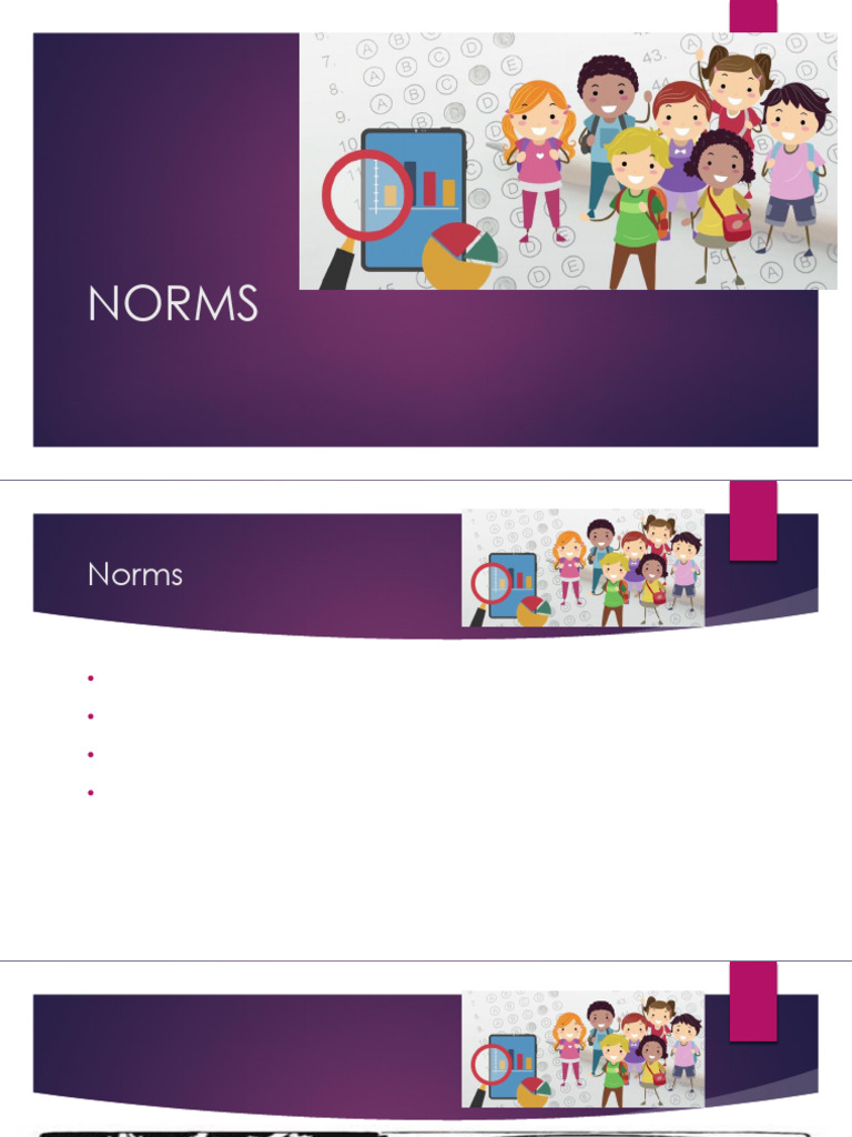 Norms | PDF | Percentile | Standard Score