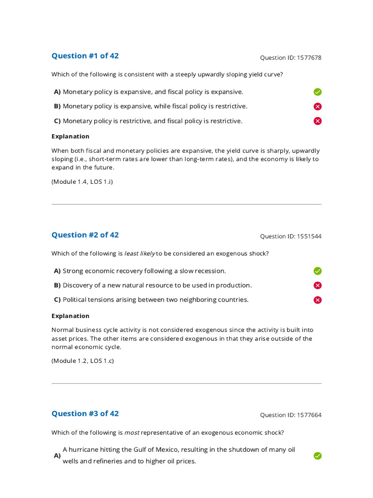 Reading 1 Capital Market Expectations, Part 1 Framework and Macro ...