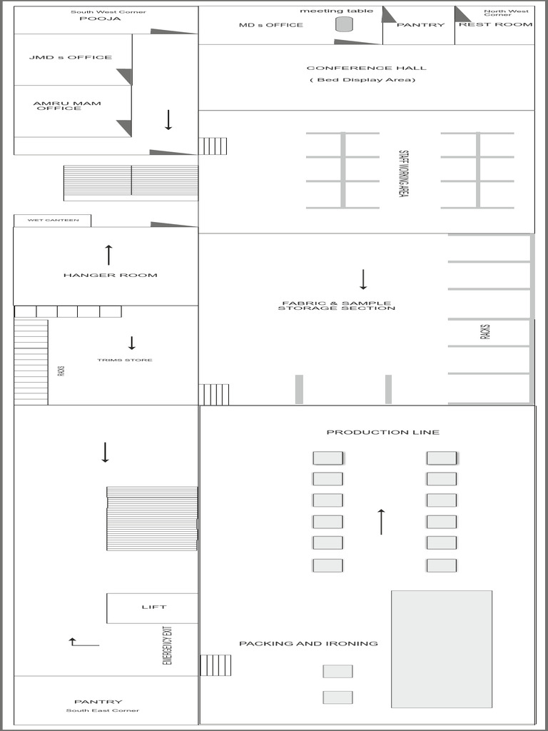 Manufacturing Factory Floor Plan Layout | PDF