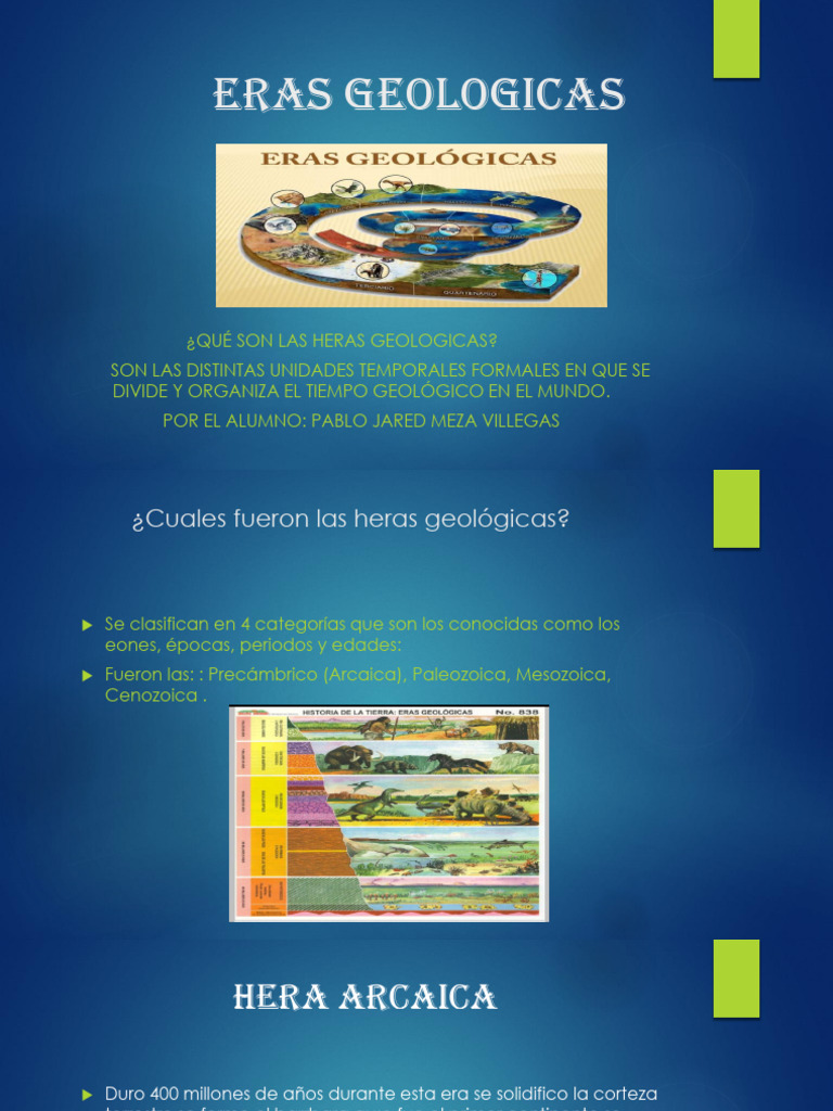 Eras Geológicas: Clasificación y Características | PDF
