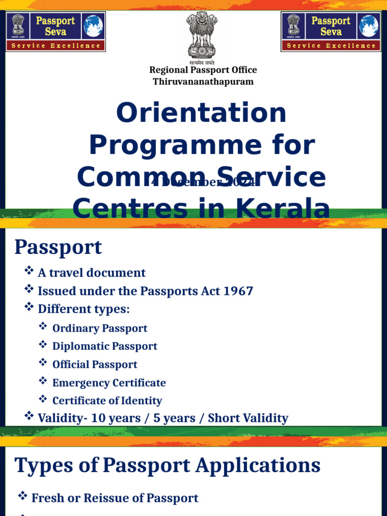 Presentation For CSC VLEs On 4 Dec 2024 | PDF | Identity Document ...