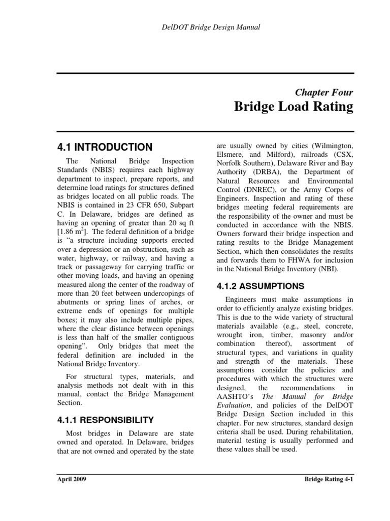 Bridge Load Rating | PDF | Structural Load | Bridge