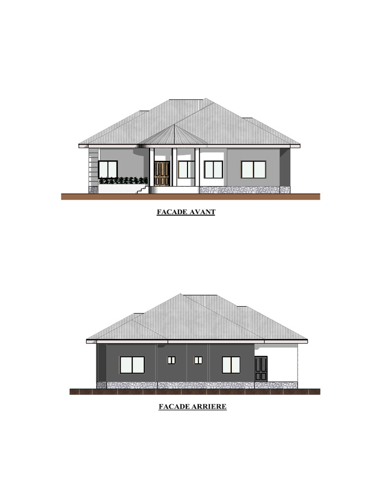 Facade Avant Et Arriere | PDF