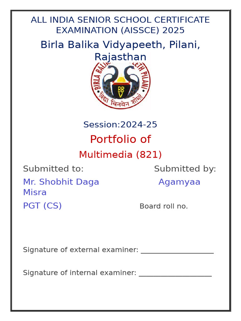 Project File Front Page MULTIMEDIA | PDF