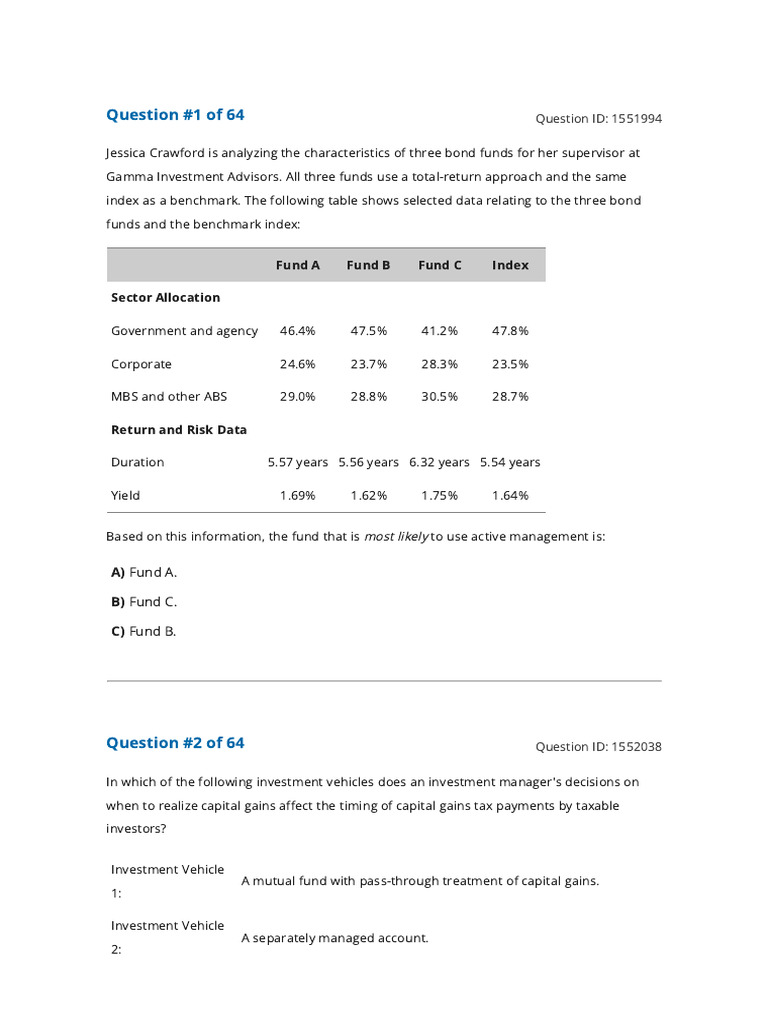 Analyzing Bond Fund Characteristics | PDF | Bonds (Finance) | Fixed Income