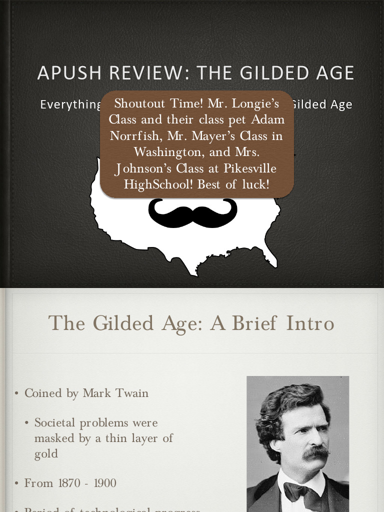 APUSH Review The Gilded Age | PDF | Economies