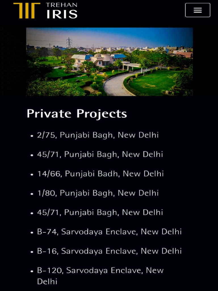 Delivered Projects - Trehan IRIS Broadway Greno West-1 | PDF | New Delhi | Delhi