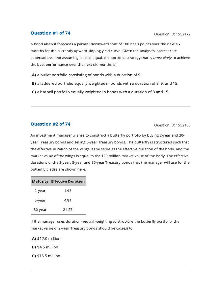 Reading 11 Yield Curve Strategies | PDF | Bonds (Finance) | Yield Curve