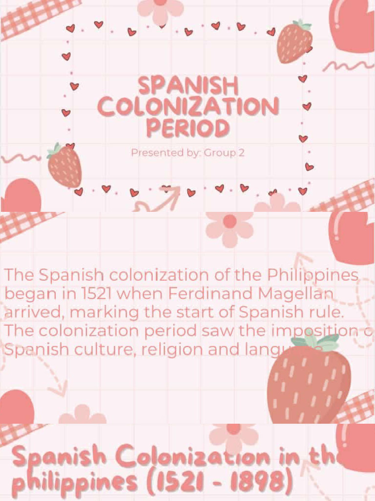 Spanish Colonization Period | PDF