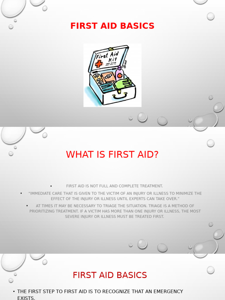 Essential First Aid Techniques Guide | PDF | Allergy | Hypothermia