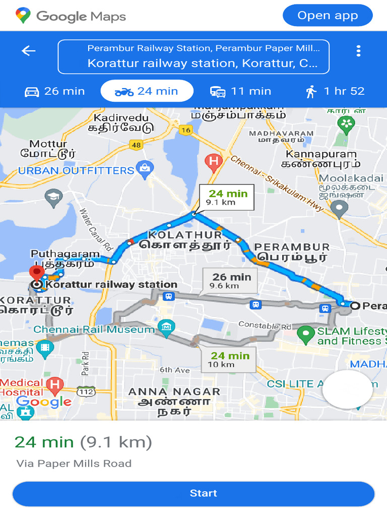 Perambur Railway Station | PDF