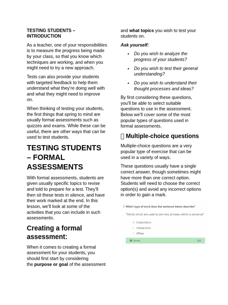 m6 Cm Assessment | PDF | English As A Second Or Foreign Language ...