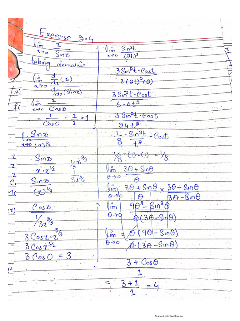 Calculus 2.4 and 3.1 | PDF