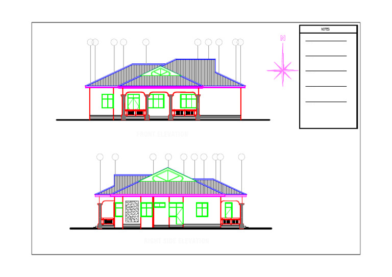 Architectural Elevation Drawings | PDF