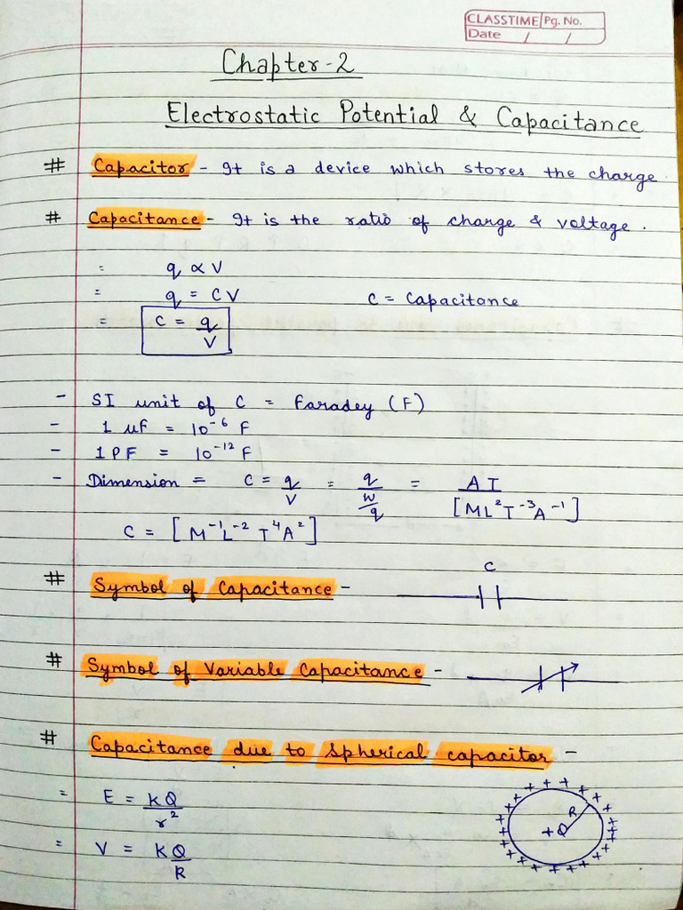 CH 2 Phy Class 12 | PDF