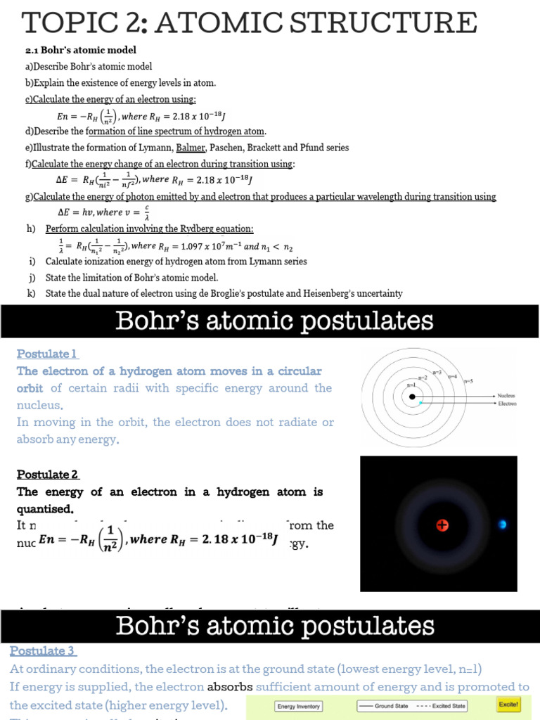 Chapter 2 Atomic Structure | PDF | Electromagnetic Spectrum | Electron Configuration