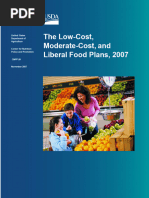 USGOV USDA Official Food Plans Cost of Food at Home at Three Levels, US ...