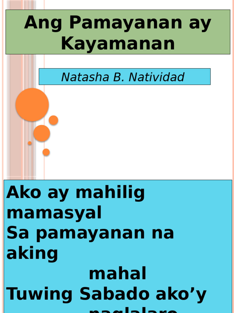 Ang Pamayanan Ay Kayamanan-Aralin 12 DAY 2 | PDF