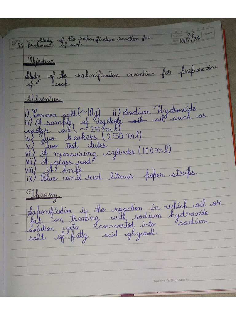 Chemistry Pratical No. 9.2 | PDF
