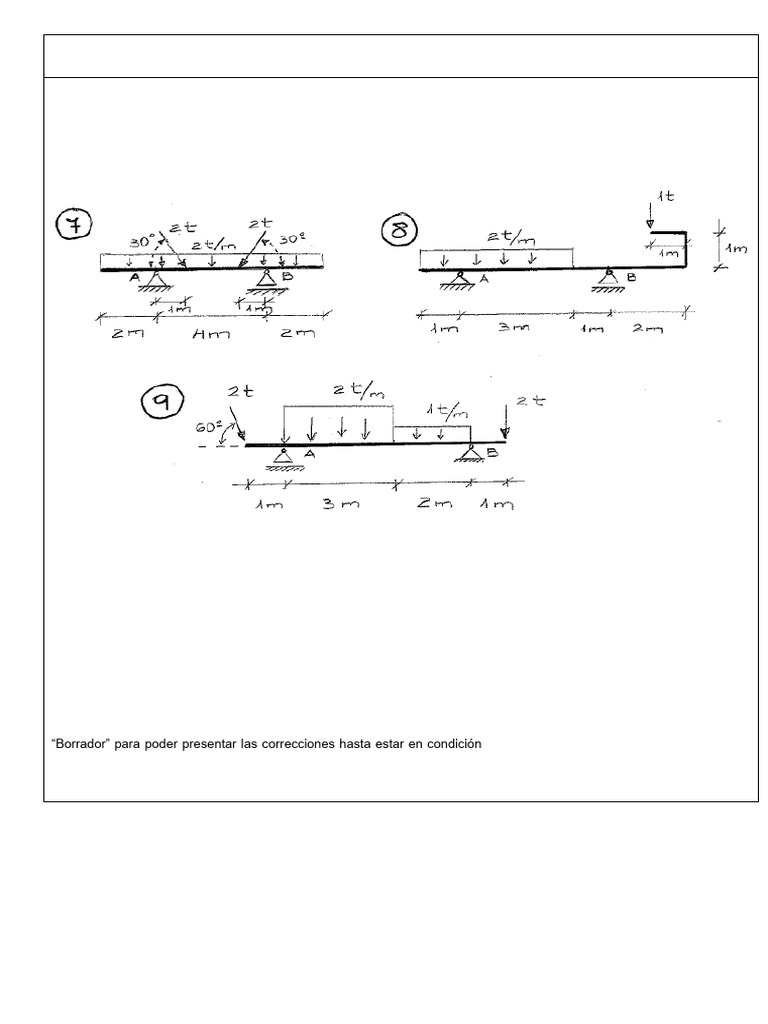 TP Nº4 - Diagrama N, Q, M en Vigas - Resultados | PDF