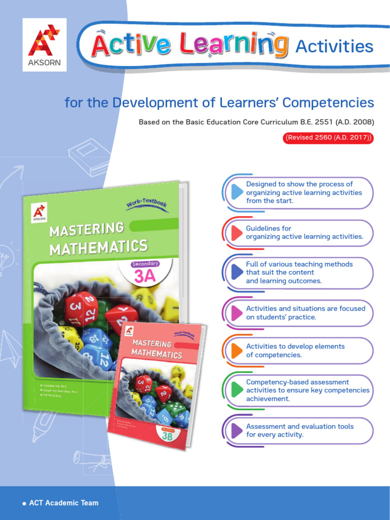 2316009AL Mastering Math_M3 | PDF | Learning | Teachers