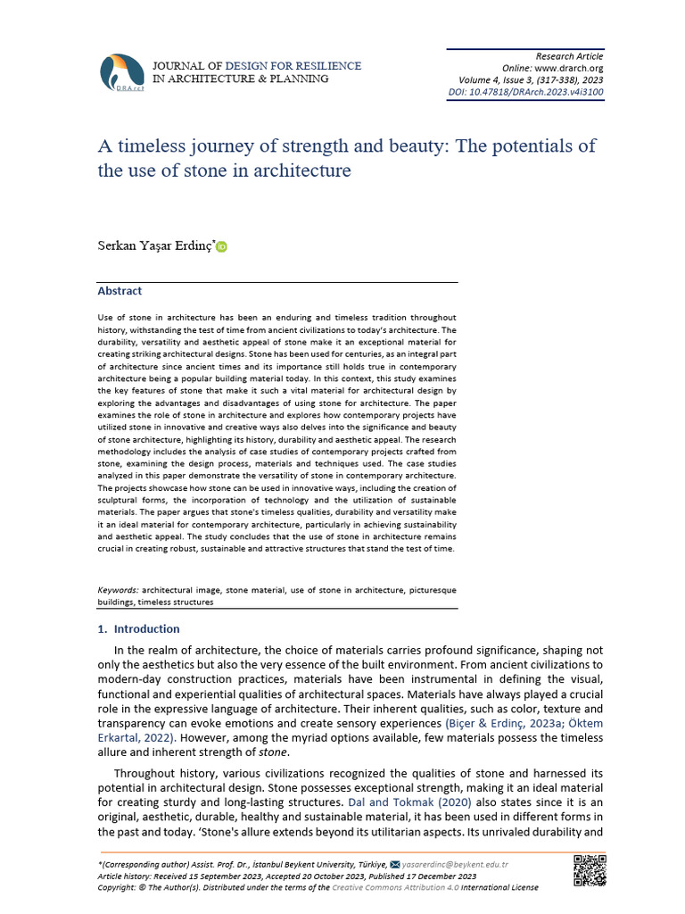 A Timeless Journey of Strength and Beauty The Potentials of The Use of ...