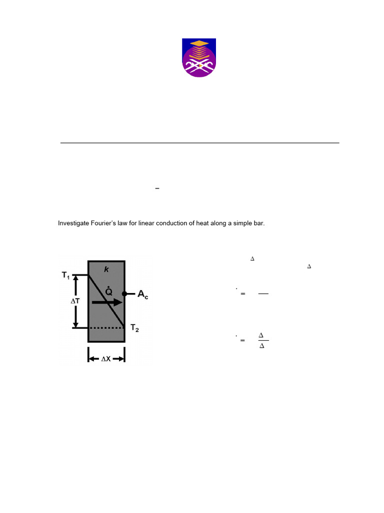 LS5 - Heat Conduction (Simple Bar) | PDF | Thermal Conduction | Quantity